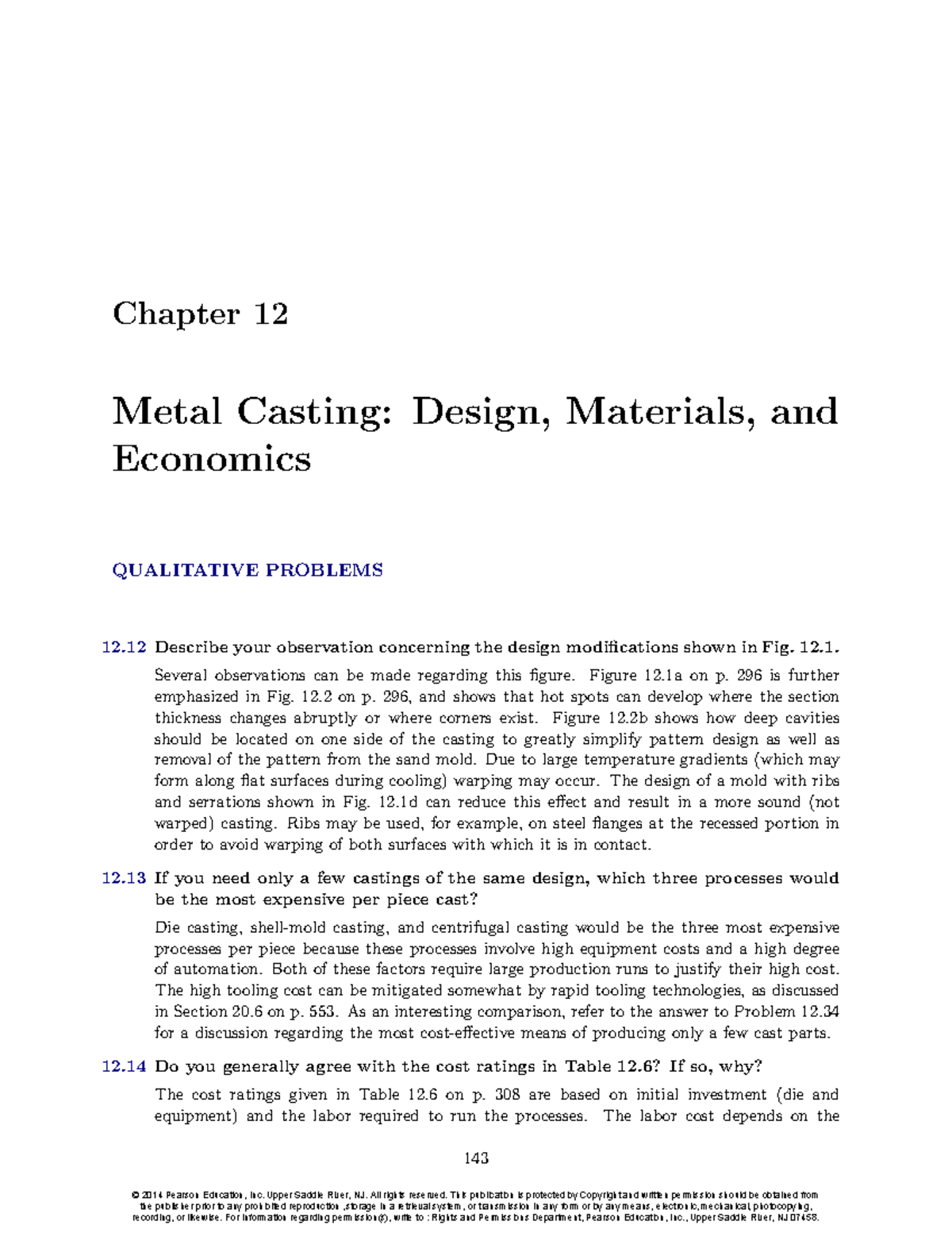 233593032-Ch-1 2 - Lecture notes 12 - Chapter 12 Metal Casting: Design ...