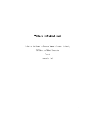 Task 1 Guide - d270 Practice - Task 1 Guide THIS TASK HAS TWO PARTS ...