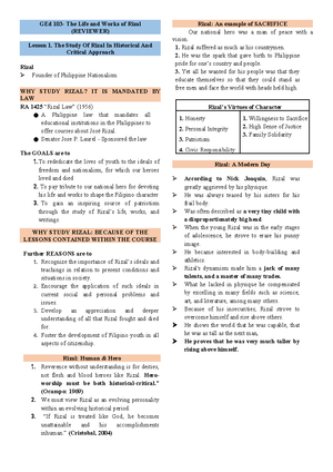 Rizal - just notes - Rizal’s life travel RIZAL’S FIRST TRAVEL ABROAD ...