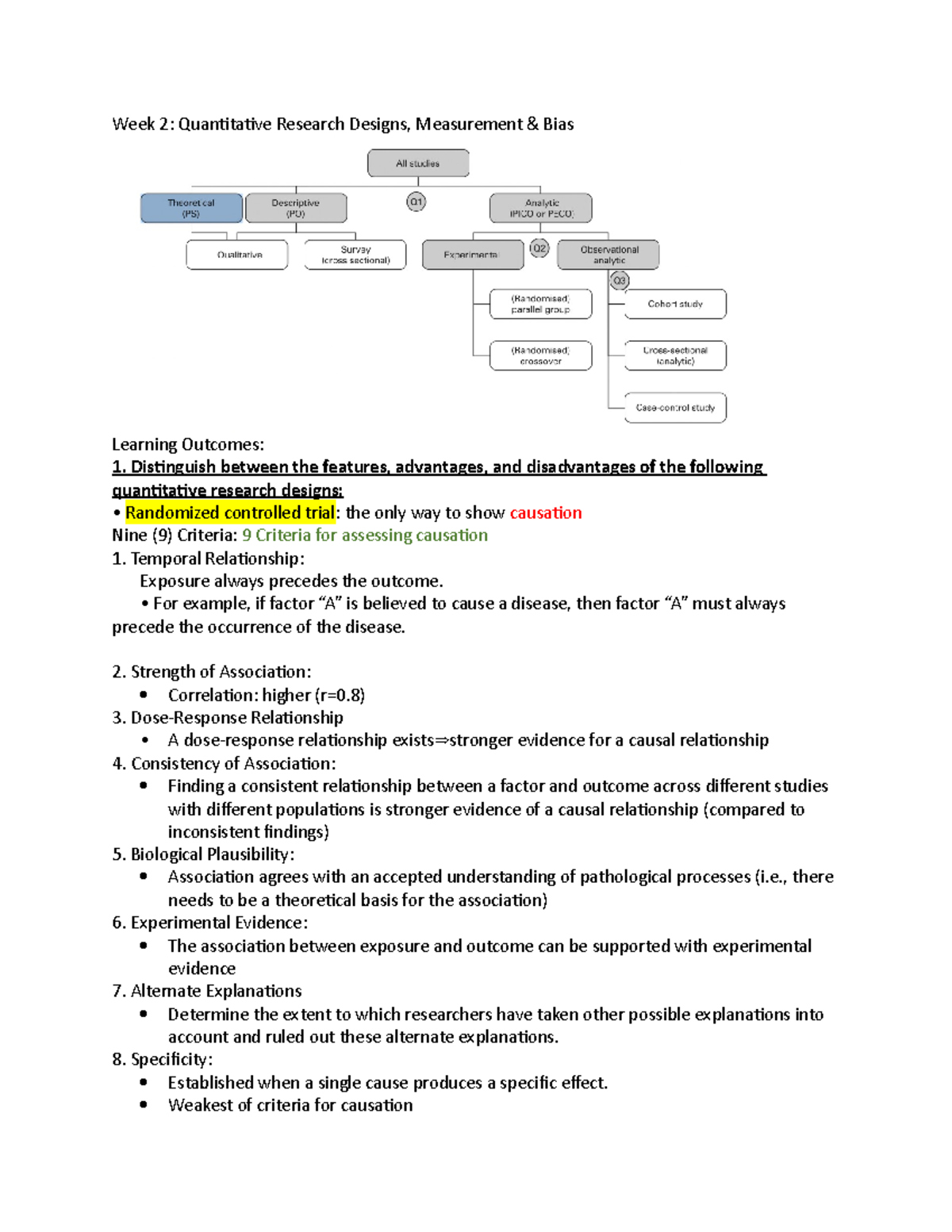 Research-Week 2 - week 2 lecture note - Week 2: Quantitative Research ...