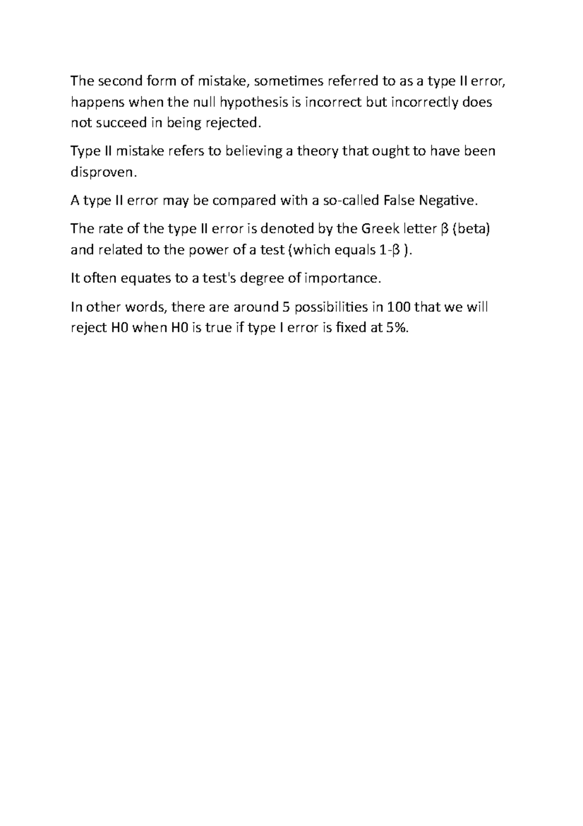 DOC 3 Lecture The Second Form Of Mistake Sometimes Referred To As