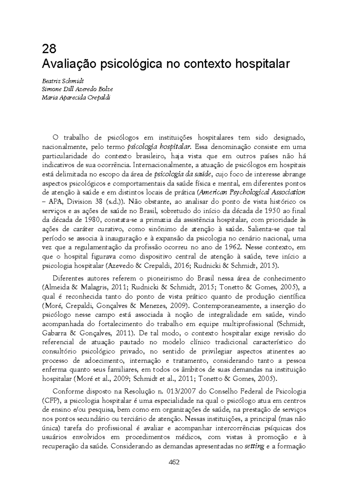 Avaliação Psicológica Aspectos Teóricos (2)-462-477 - 28 Avaliação ...
