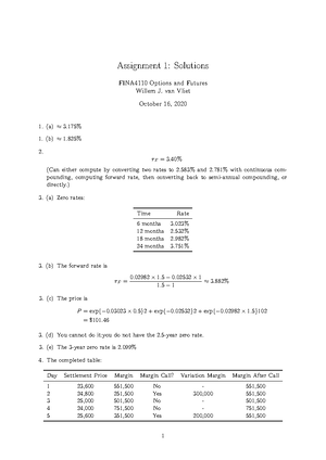Option and future - fina4110 - CUHK - Studocu
