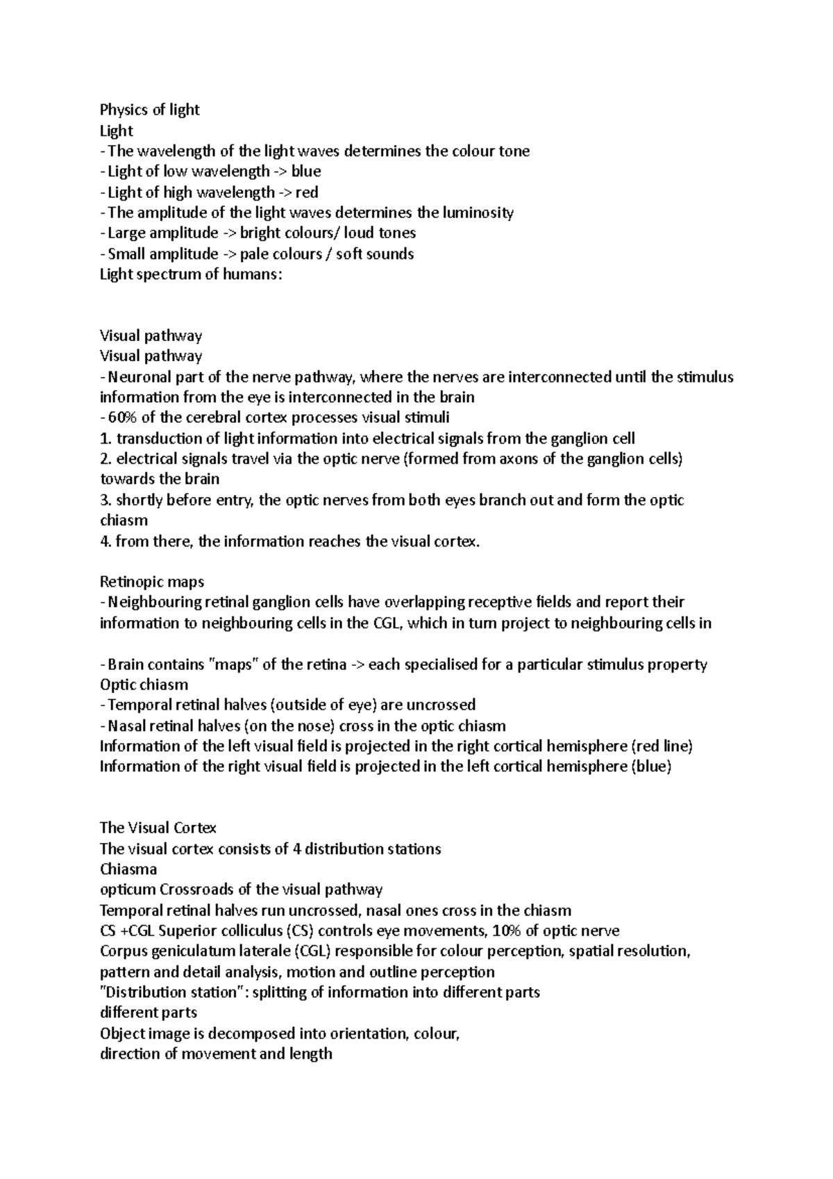 Physics of light - Physics of light Light The wavelength of the light ...