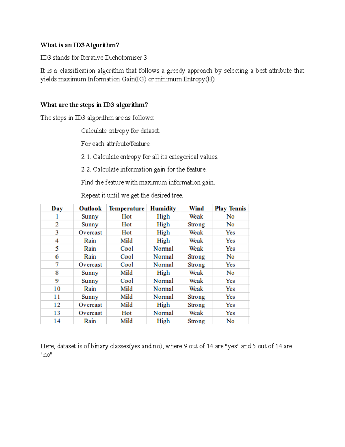 What is an ID3 Algorithm - What are the steps in ID3 algorithm? The ...