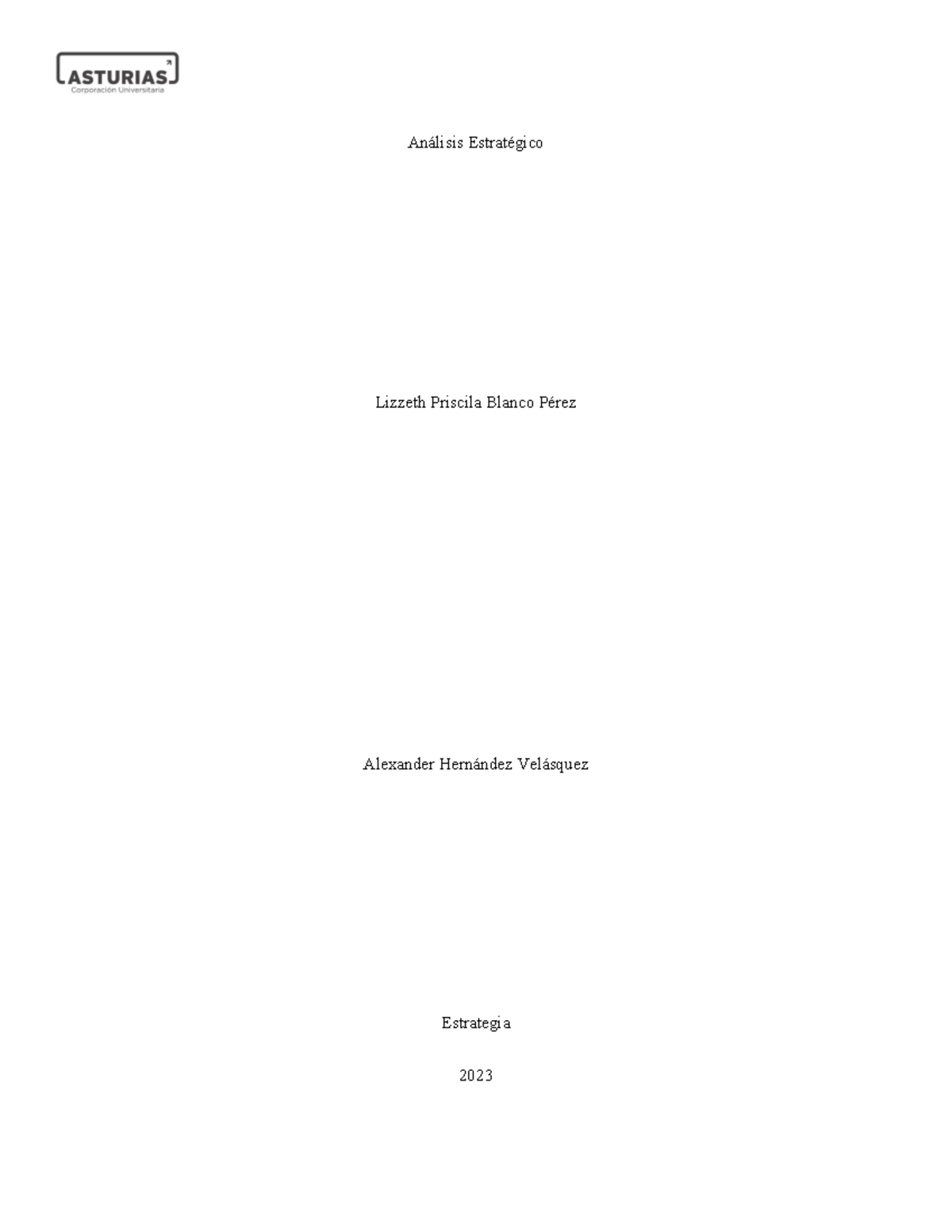 Caso practico 1. Videojuegos SL - Análisis Estratégico Lizzeth Priscila ...