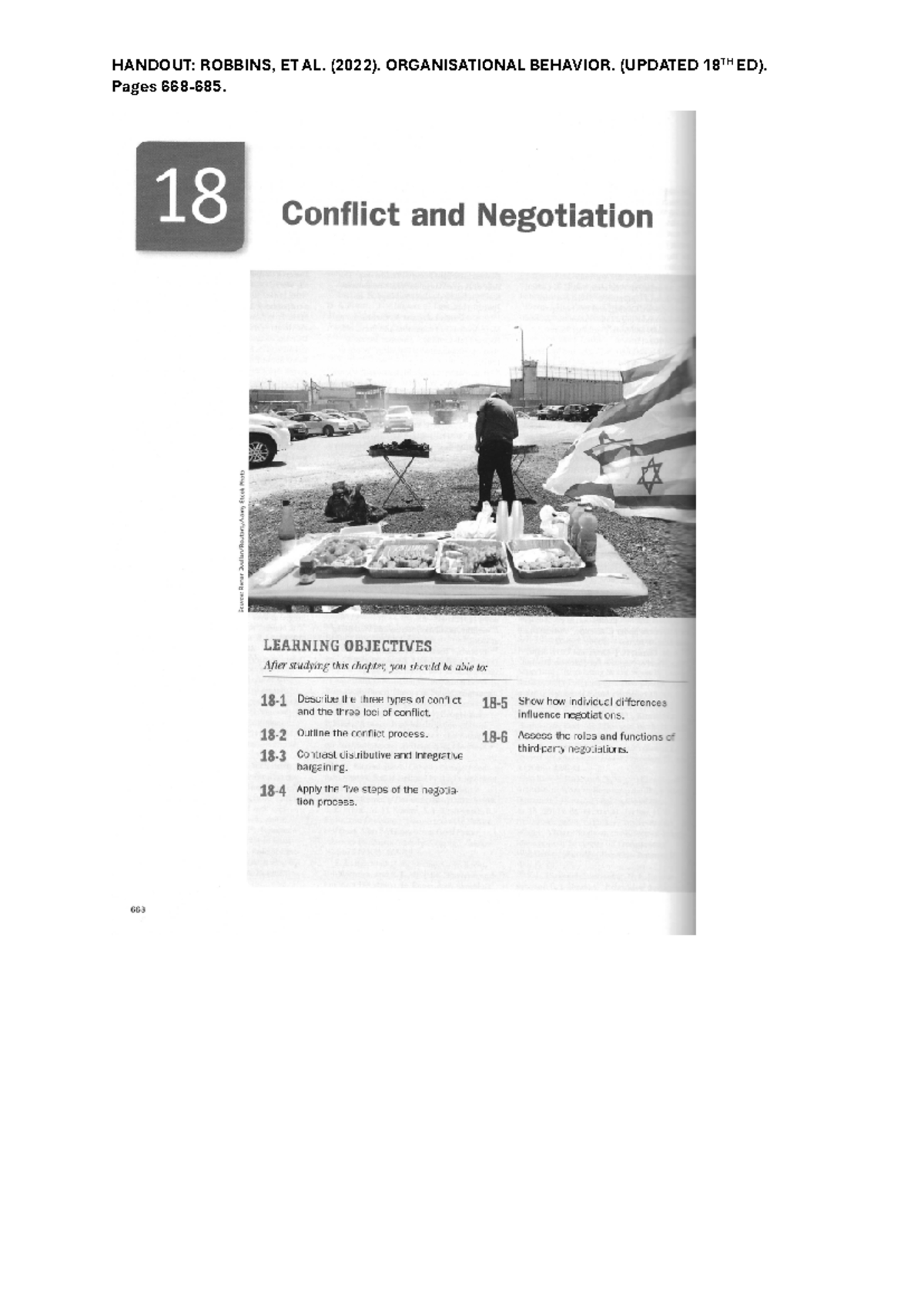Study Unit 6 - Handout on Conflict - LARM 212 - Studocu