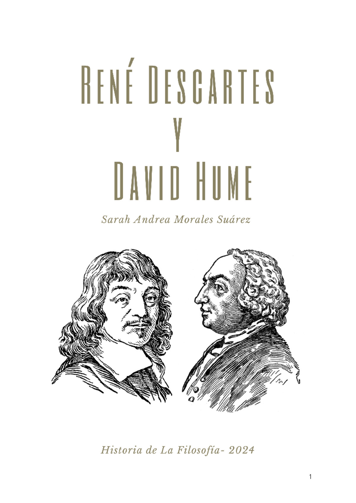 David Hume y René Descartes - Índice - Studocu