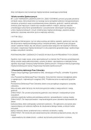 Wstęp do prawoznawstwa wykład notatki - Wstęp do prawoznawstwa Art. 29. KC Uznanie za zmarłego ...