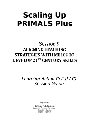 PE 12 HOPE 3 Q2 Module 1 Lesson 1 4 - NOT Health Optimizing Physical Education 3 1 st Semester ...