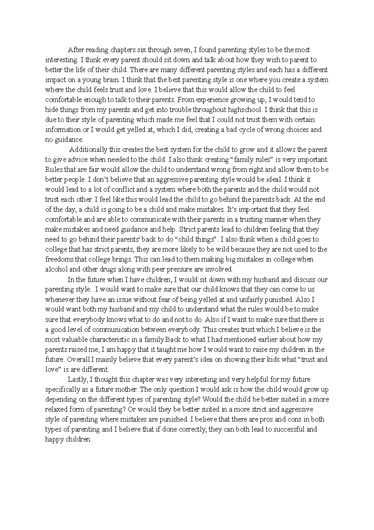 Chapter 6 7 Summary - After reading chapters six through seven, I found ...