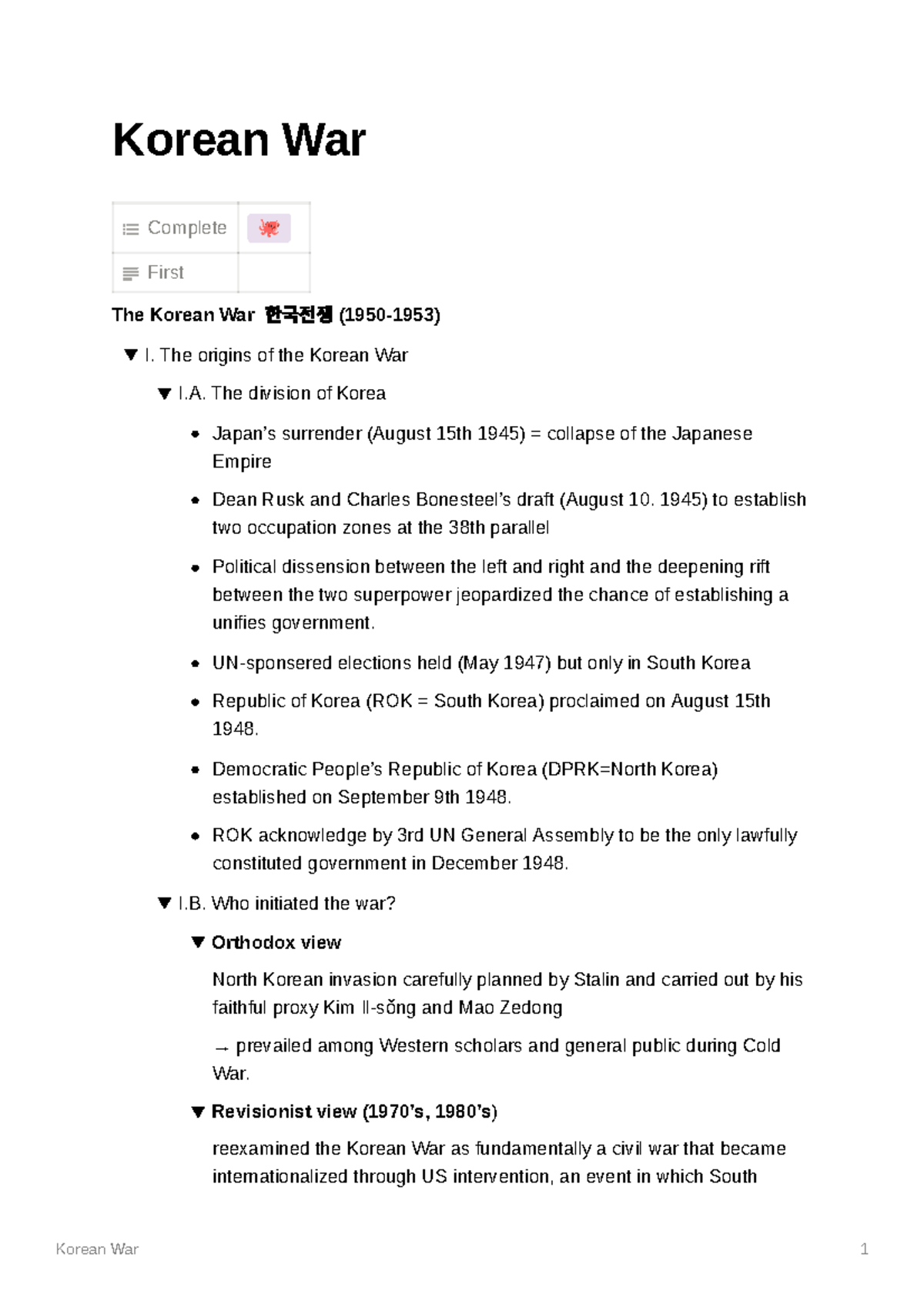 Korean Culture Society And Politics Korean War - Korean War Complete ...