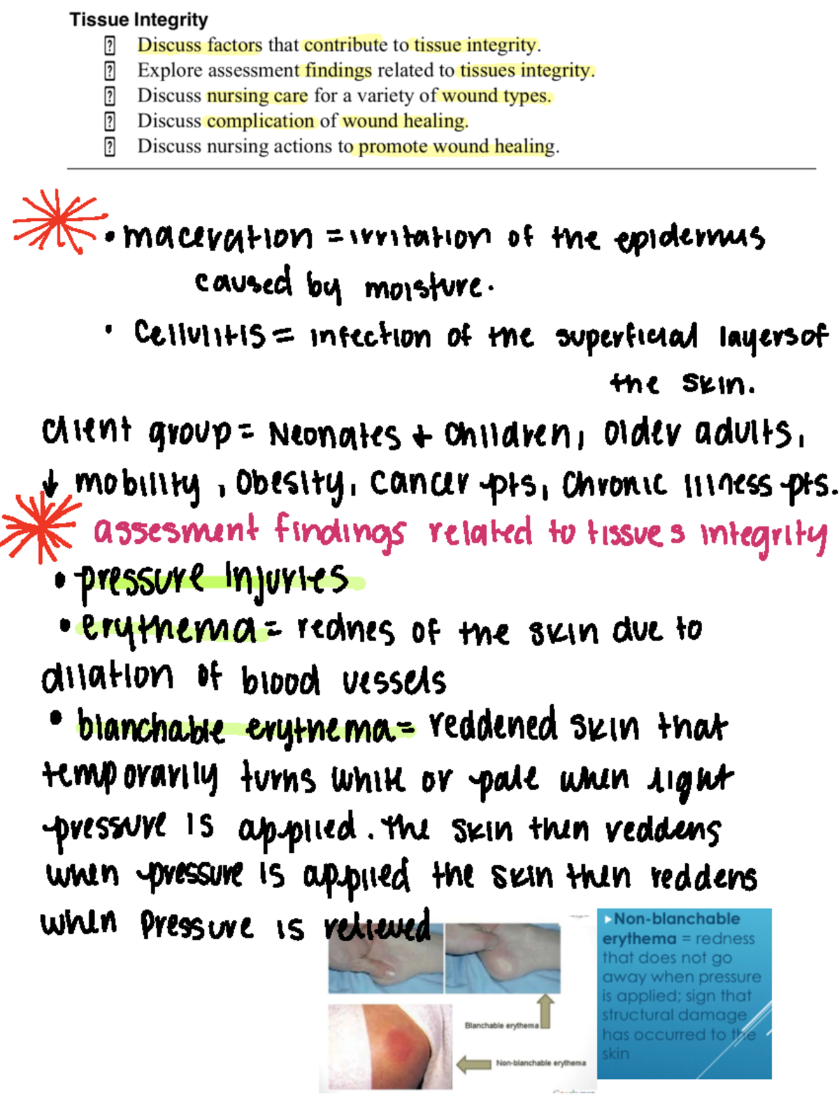 Fundamentals - HI maceration irritation of the epidermis caused by ...