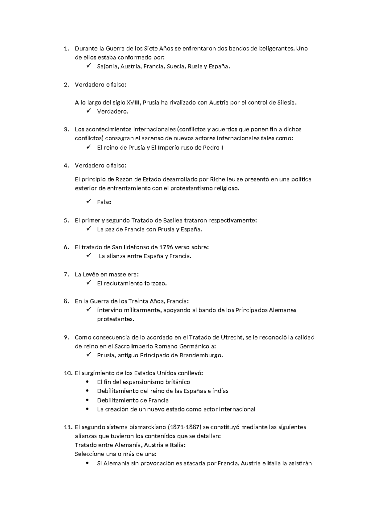 Preguntometro Historia de las rrii - Brunetto - Durante la Guerra de ...