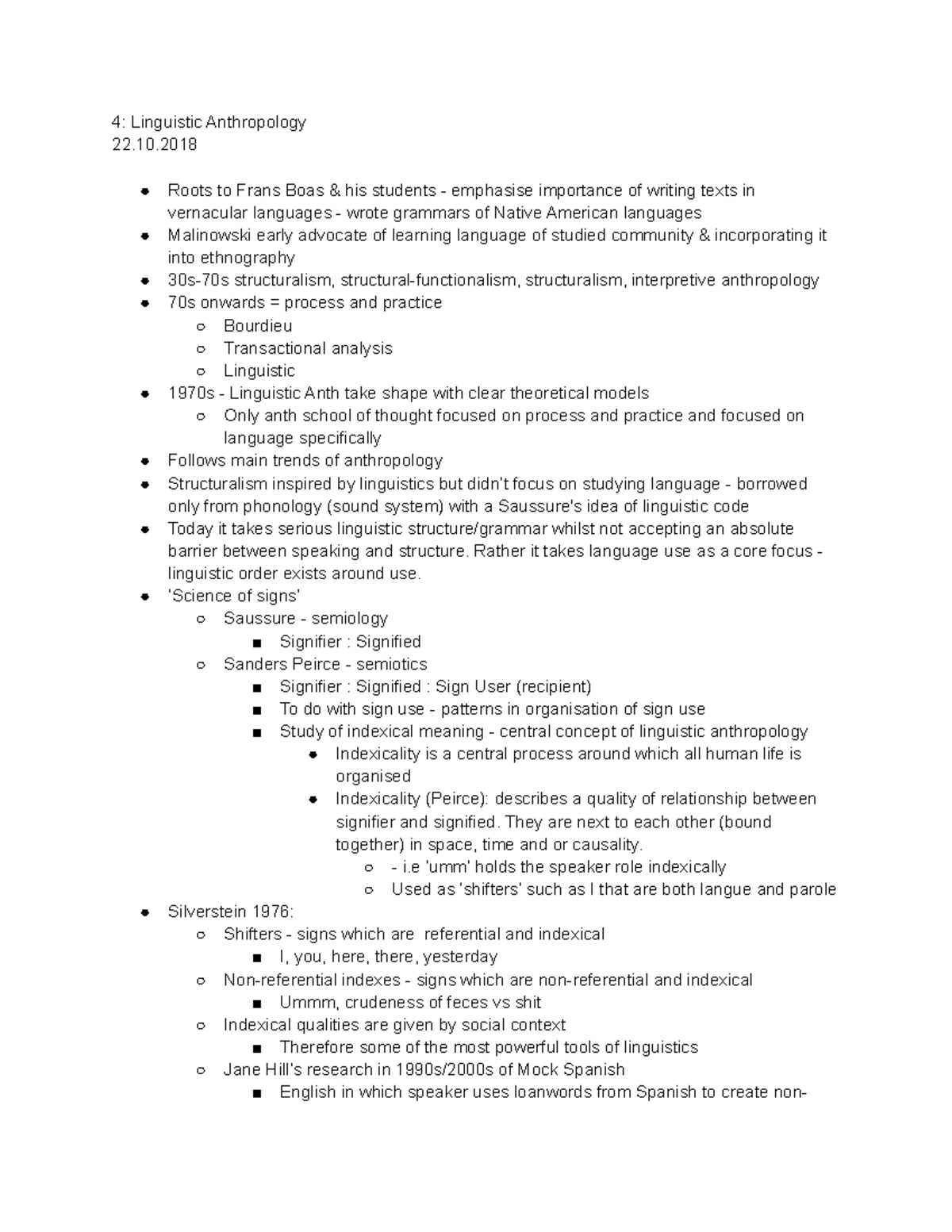5a Linguistic Anthropology - 4: Linguistic Anthropology 22. Roots to ...