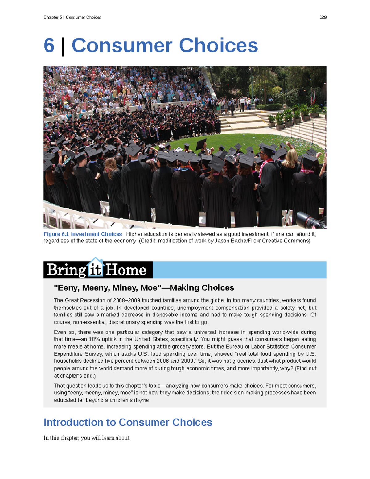 Chapter 6 - Summary Economics - Chapter 6 Consumer Choices 6 Consumer ...