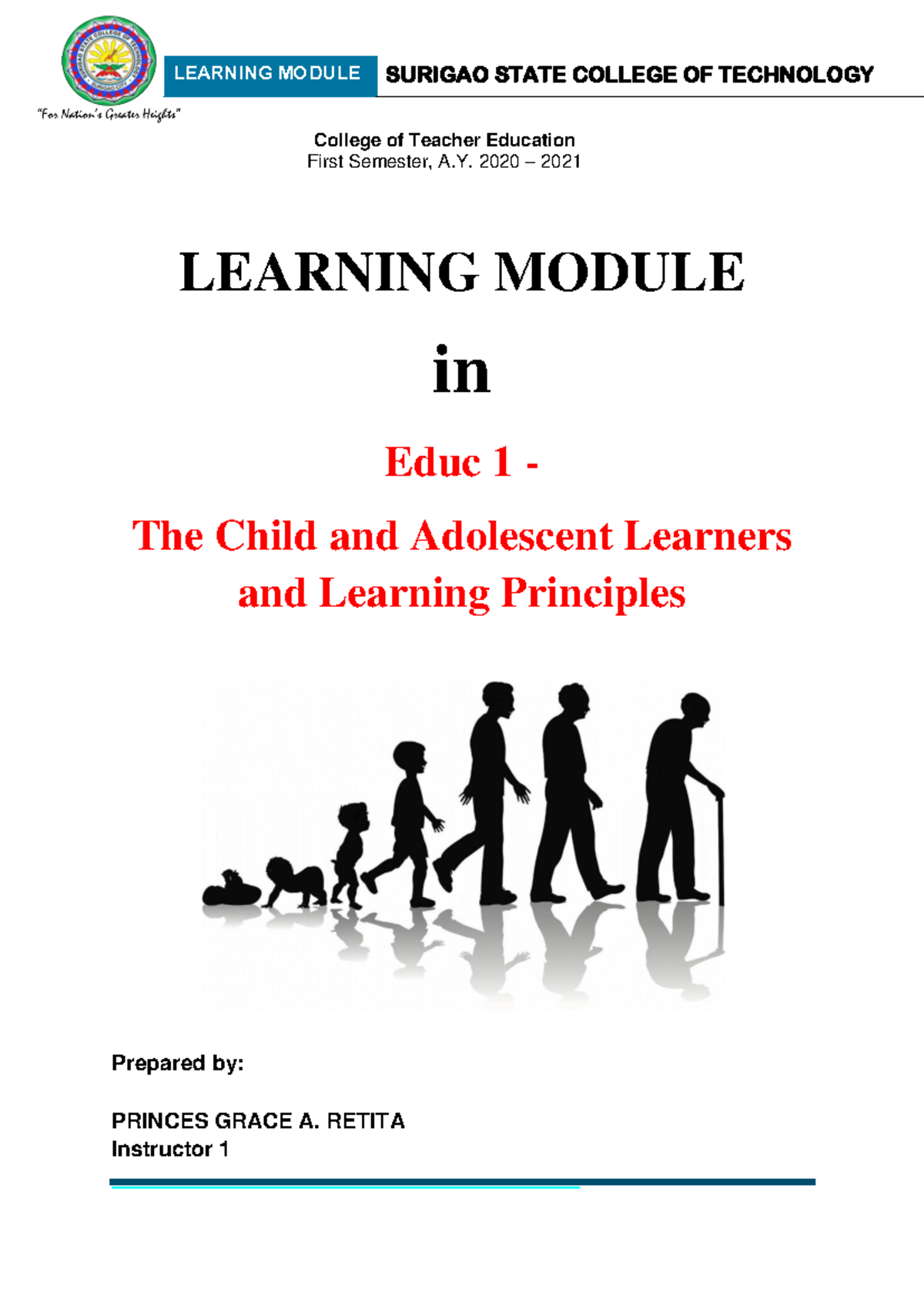 Educ1learningmodulecompleted-220326160014 - Educ 1: The Child ...