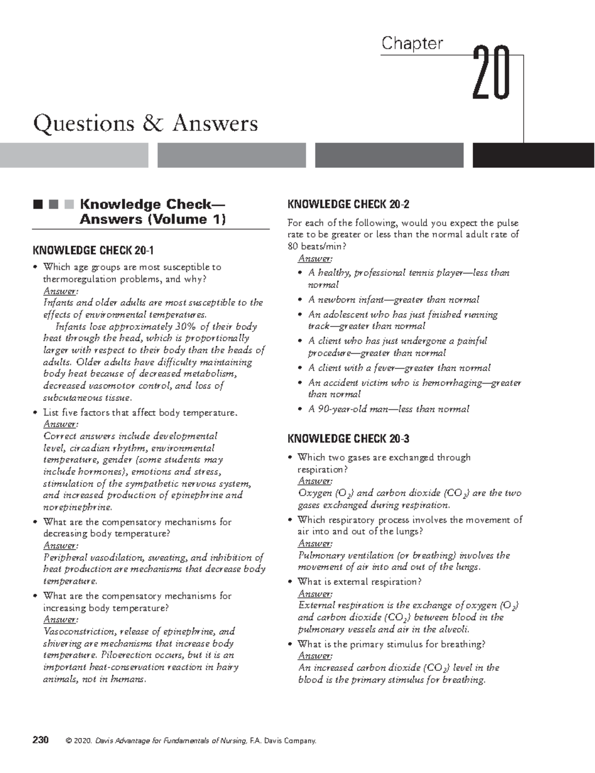 Chapter 20 knowledge check for homework - Chapter 20 Questions ...
