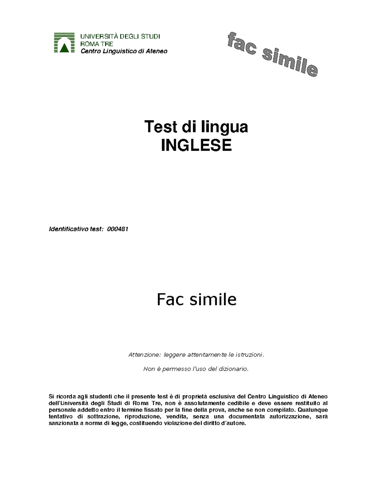 Esame 8 11 December 2019, questions - UNIVERSITÀ DEGLI STUDI ROMA TRE ...