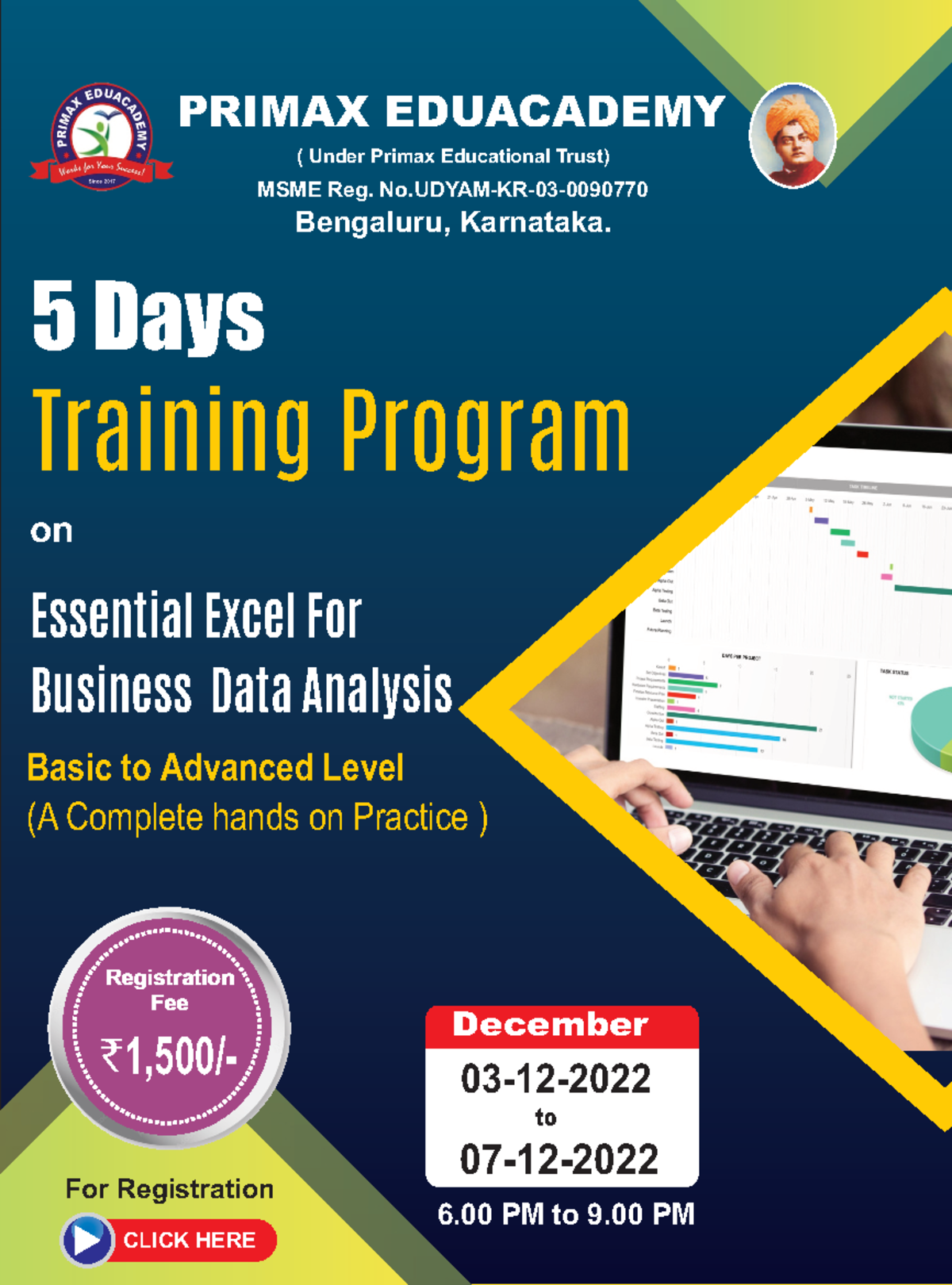 5 days Advance Excel Training Program - Essential Excel For Business Data Analysis 5 Days ...