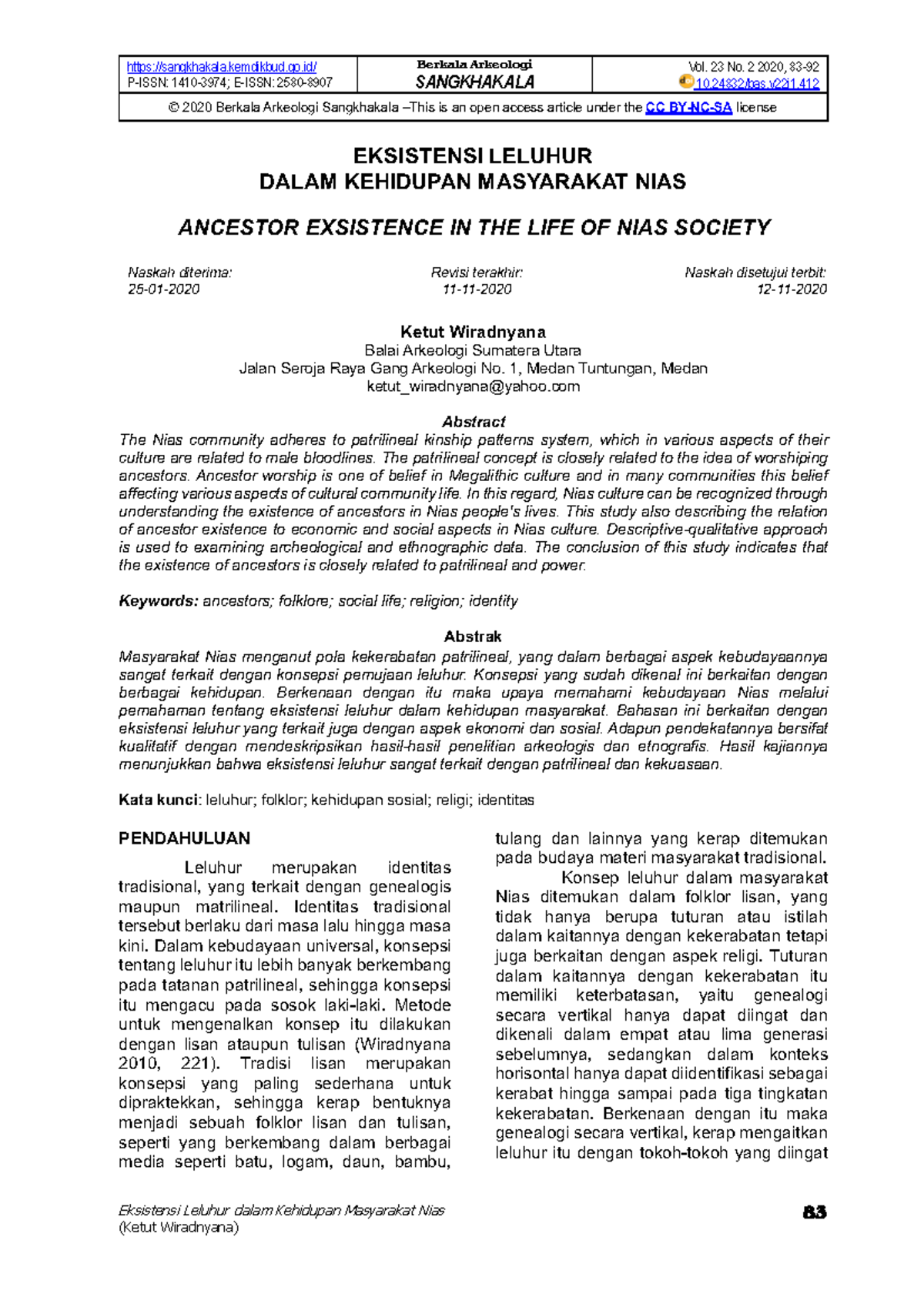 412-Article Text-1392-2-10-202011 24 - sangkhakala.kemdikbud.go/ P-ISSN: 1410-3974; E-ISSN: 2580 ...