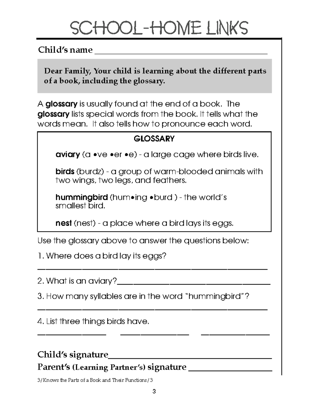 Schl-3-glossary - Lecture notes 1 - 3 A glossaryis usually found at the ...