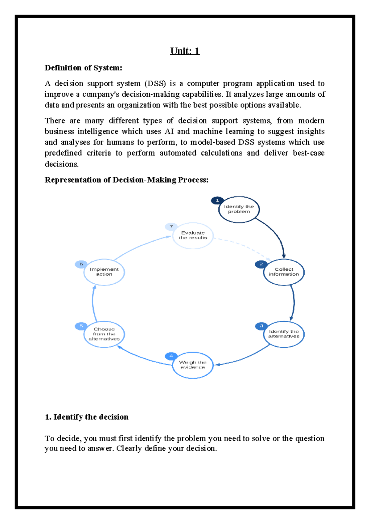 Unit I Notes - Summary Computer Engineering - Unit: 1 Definition of ...