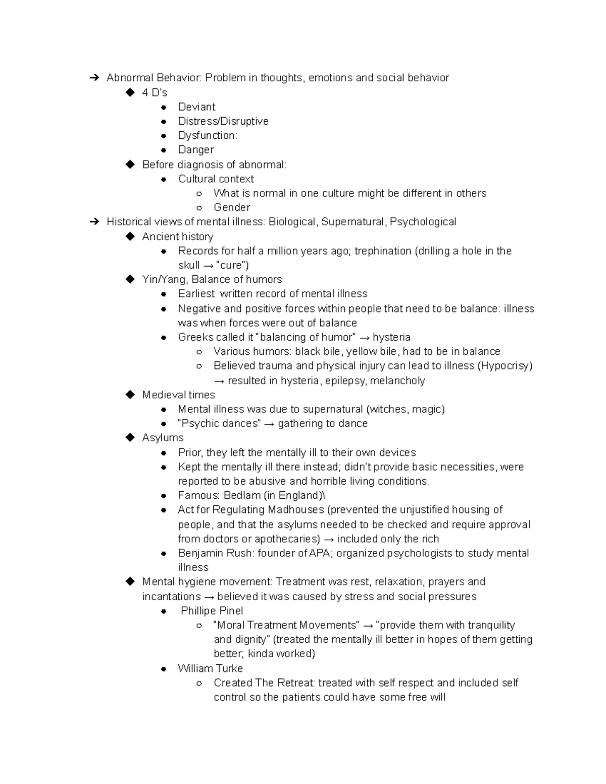 Basics of Abnormal Psych - Abnormal Behavior: Problem in thoughts ...