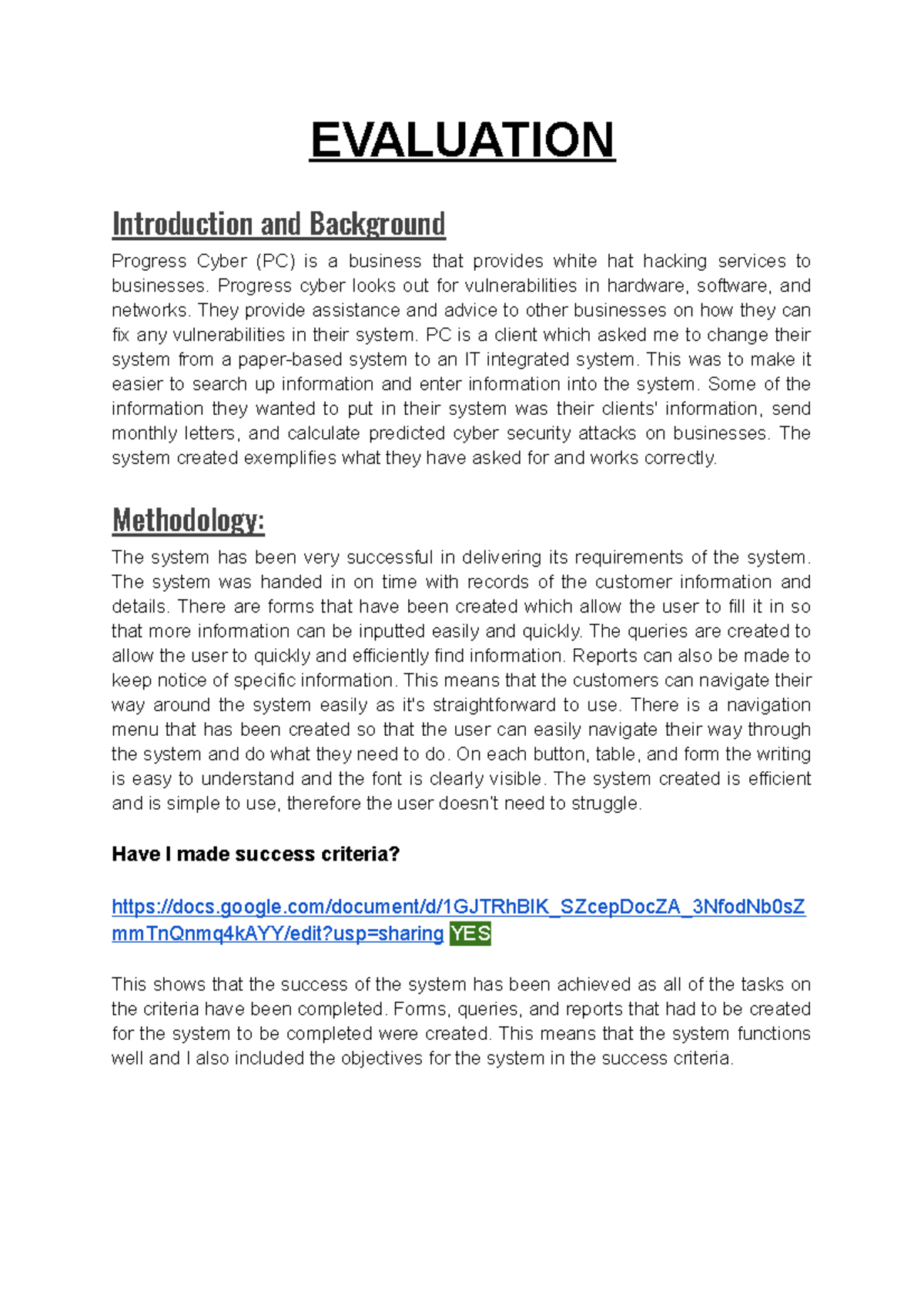 Evaluation - ewtr rt - EVALUATION Introduction and Background Progress ...