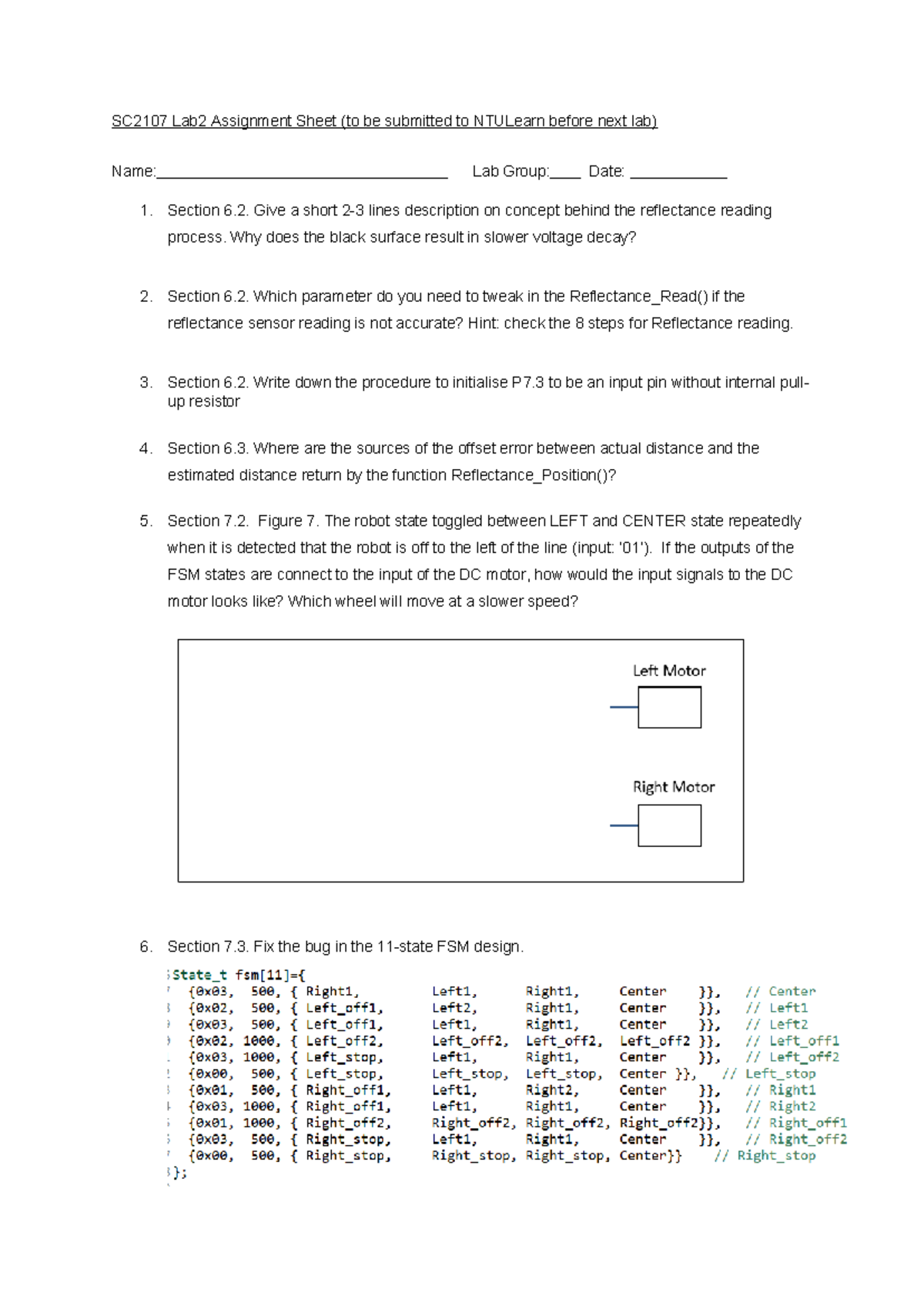 SC2107-Lab2-Handoutv 3M - SC2107 Lab2 Assignment Sheet (to be submitted to NTULearn before next ...