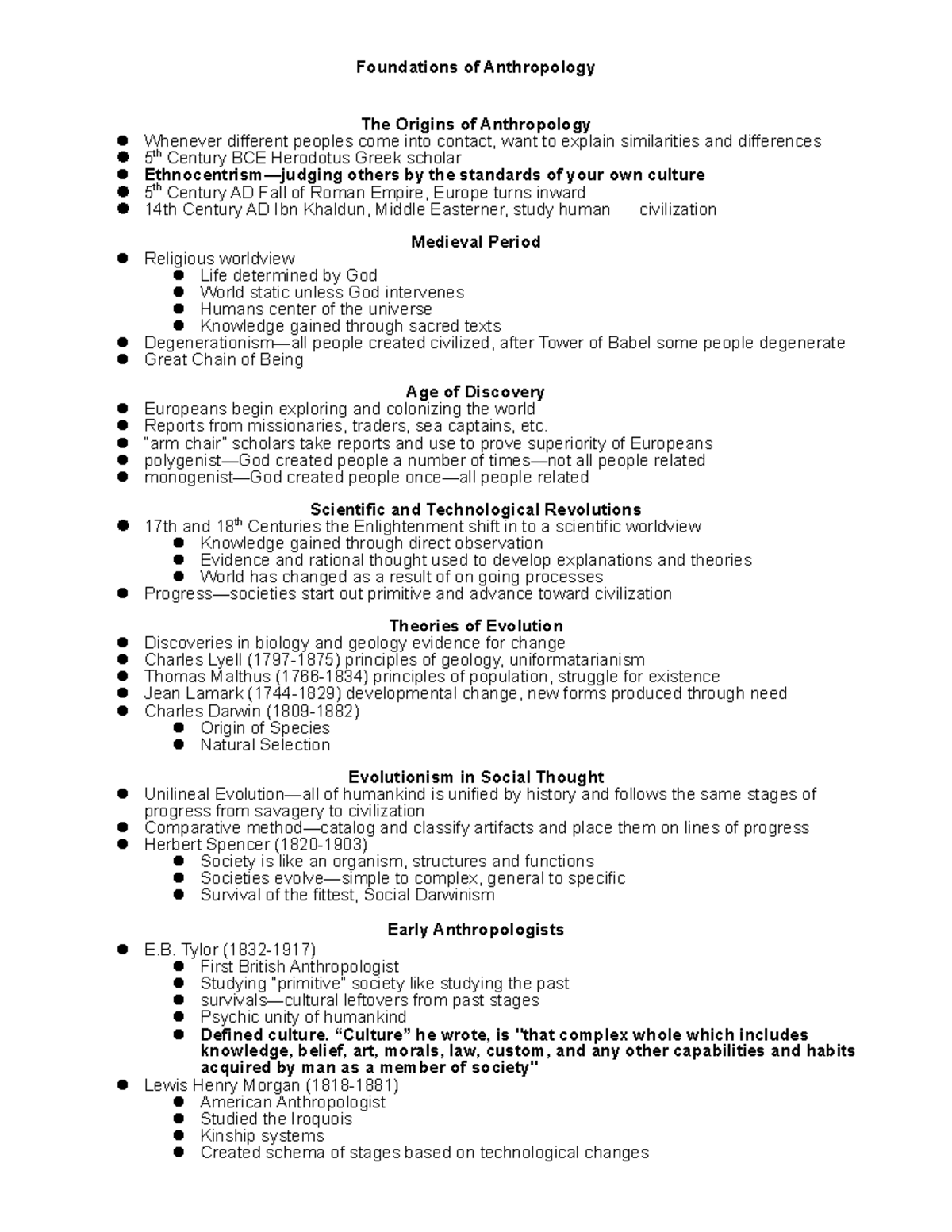 Foundations of anthropology, Boas, Culture - Foundations of ...