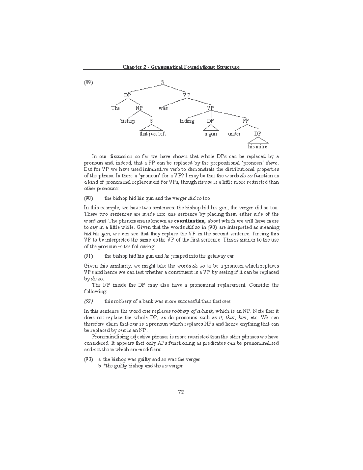 Grammatical Functions - Chapter 2 - Grammatical Foundations: Structure ...