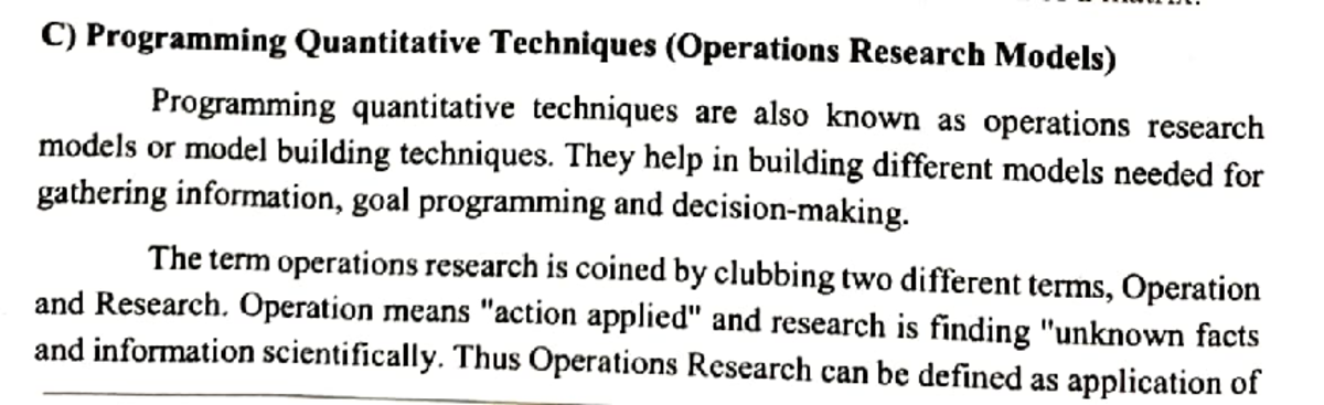 1.4 Programming QT - C) Programming Quantitative Techniques (Operations ...