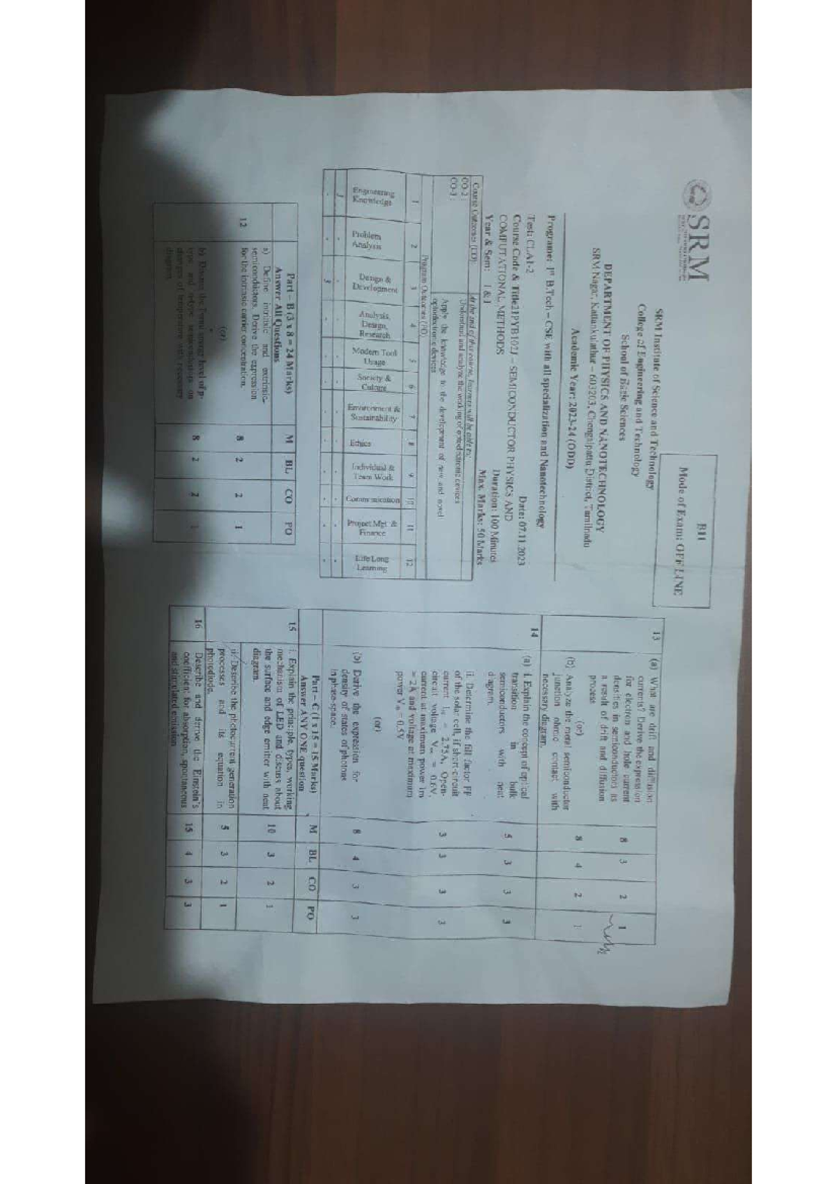 ct2 semiconductor physics - Physics: Semiconductor Physics - Studocu