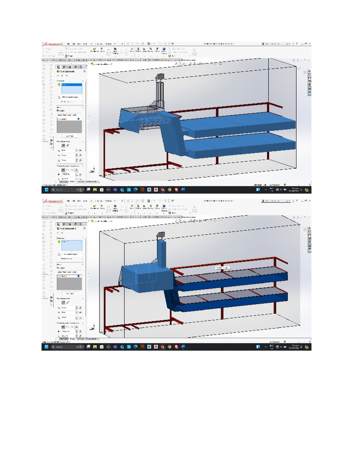 Documentation SIMU - hjgjh - SOLIDWORKS File Edit View Insert Tools ...