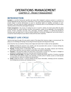 Operations Management - BIS963 - Studocu