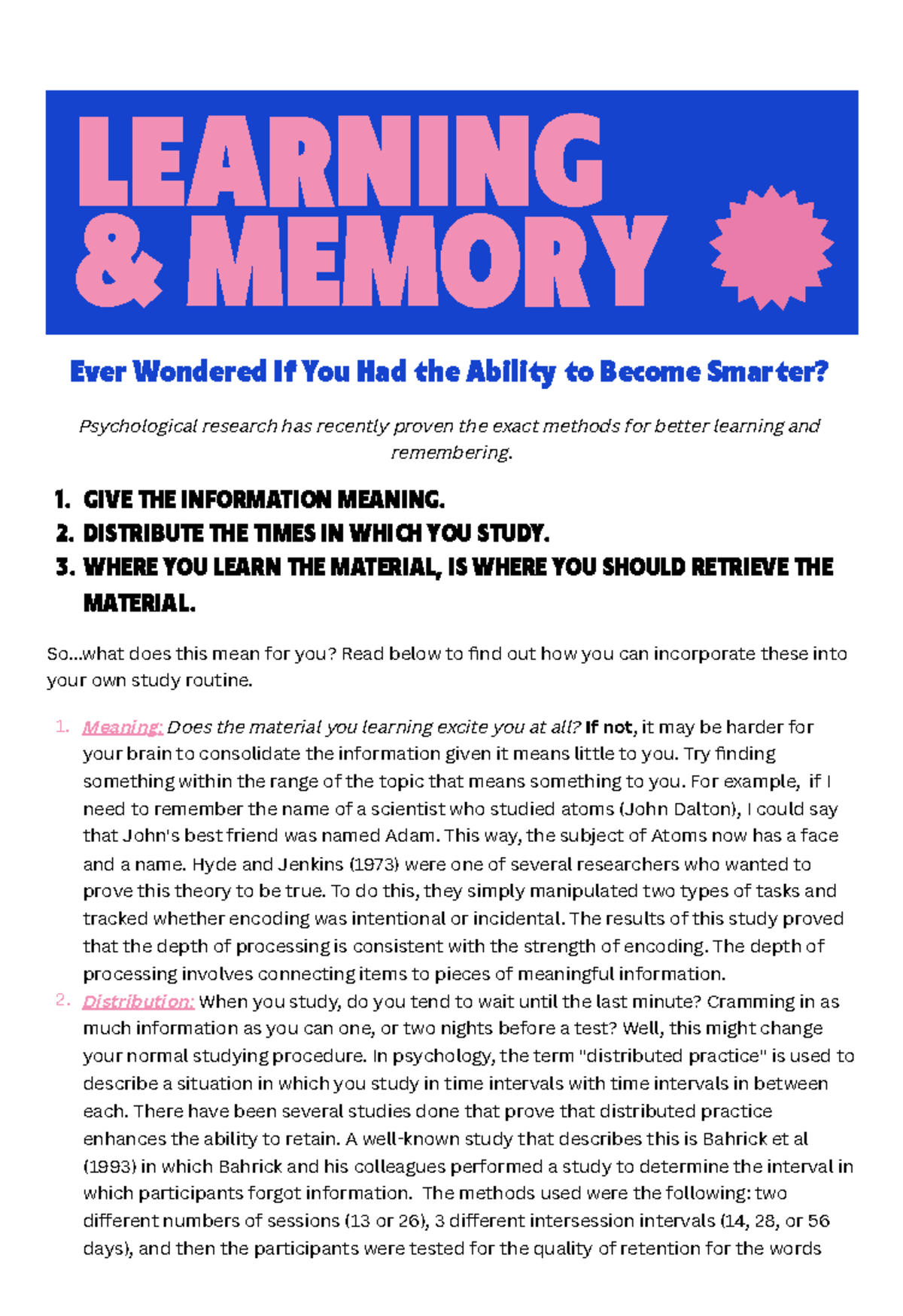 Psych 248 Press Release - Ever Wondered If You Had the Ability to ...