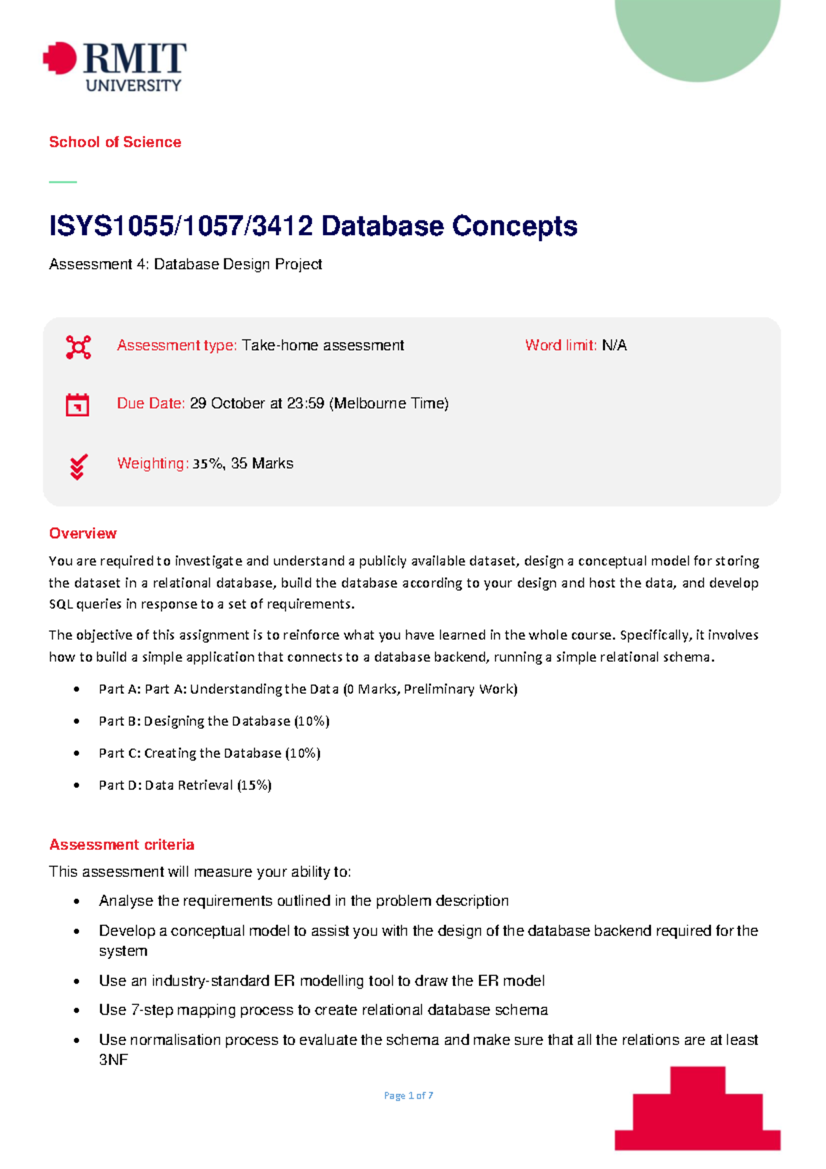 20210911 A4 Database Design Project (v2) - Final Project - School of ...