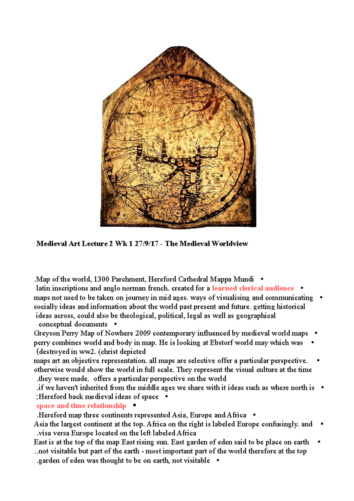 Med notes L2wd - Medieval Art Lecture 2 Wk 1 27/9/17 - The Medieval ...