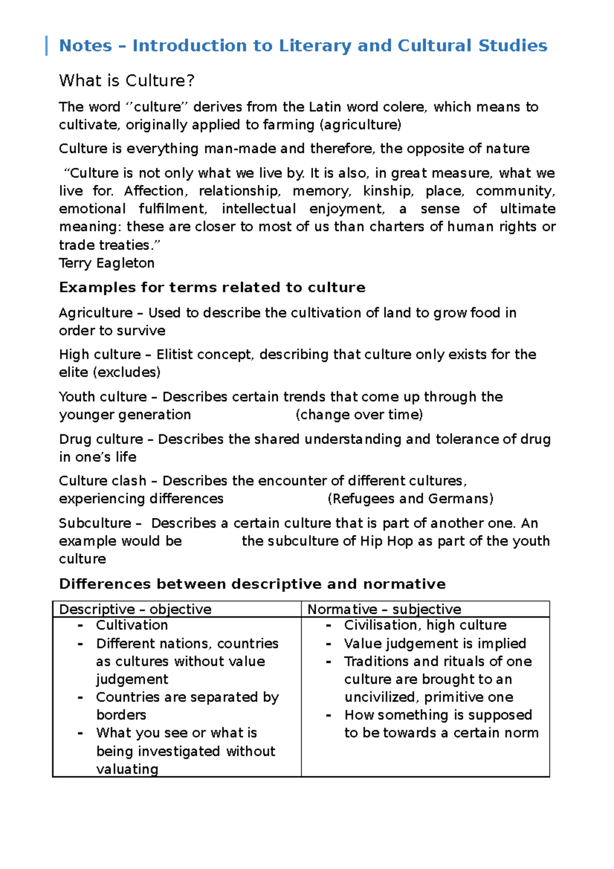 Zusammenfassung What Is Culture The Word culture Derives From zusammenfassung-what-is-culture-the-word-culture-derives-from