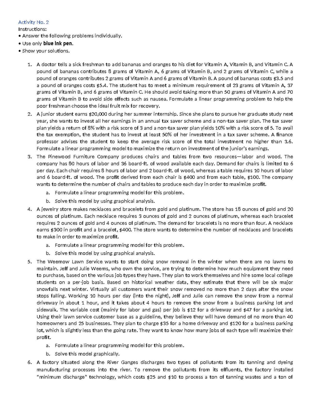 Activity No 2 - look it for yourself - Activity No. 2 Instructions: Answer the following ...