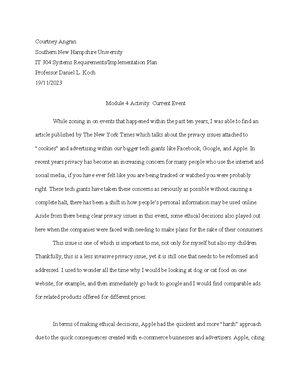 SCI218 Milestone Two - SCI-218-H1481 Natural Resources 23EW SNHU Daniel ...