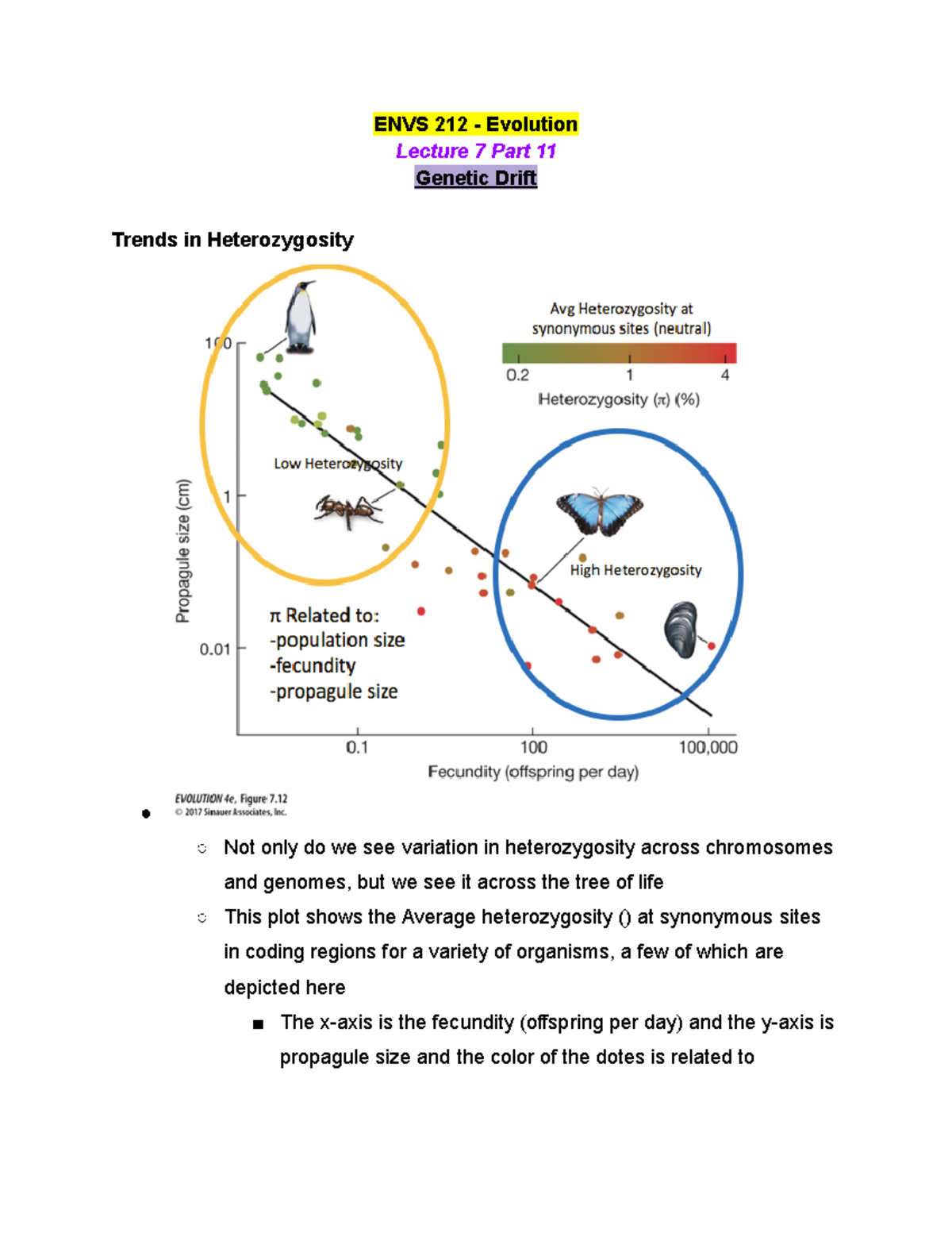 ENVS 212 Lecture 7 Part 11 - Spring 2020 - ENVS 212 - Evolution Lecture 7 Part 11 Genetic Drift ...