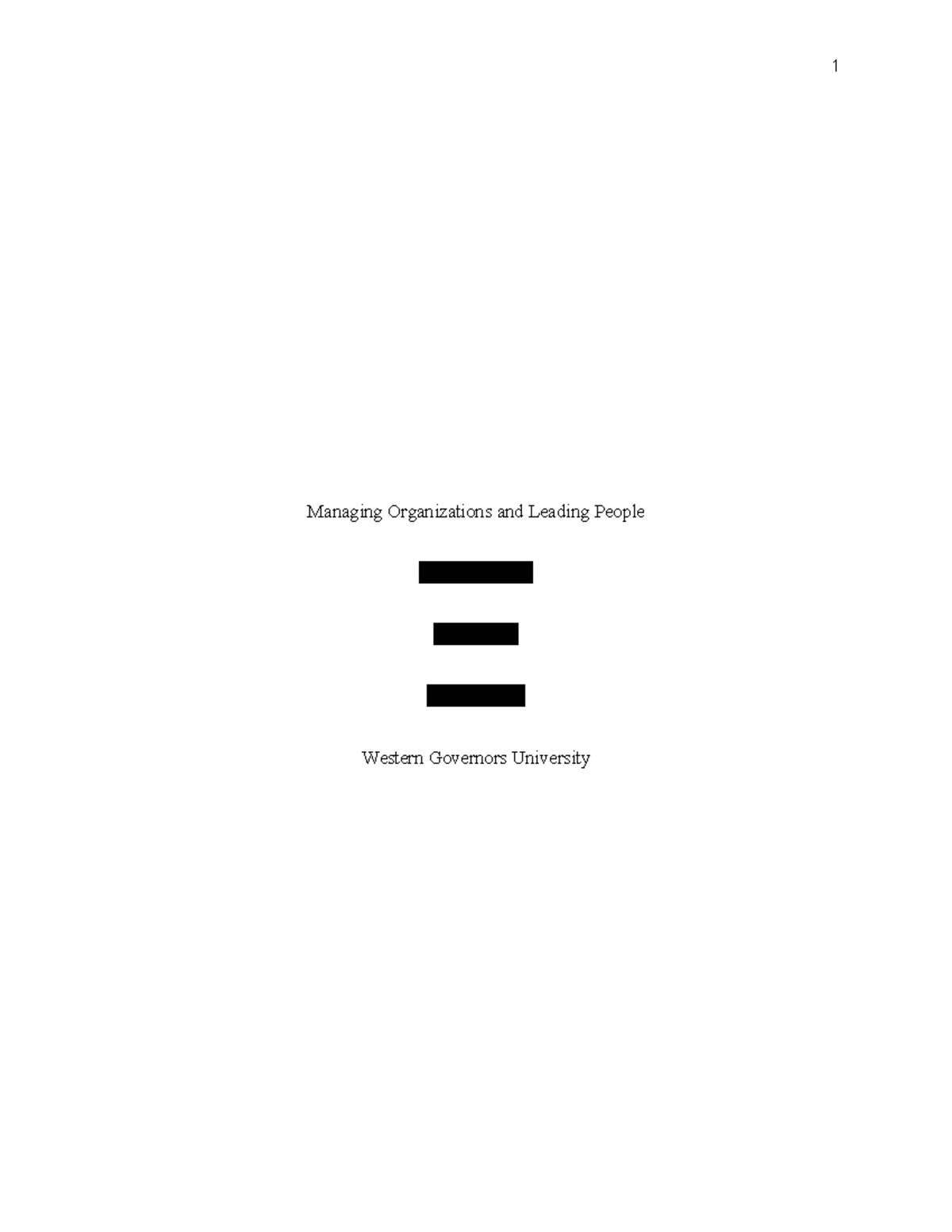 C200 Task 2 - Passed Paper - 1 Managing Organizations and Leading ...