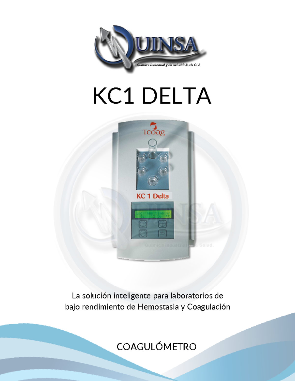Kc1-delta - Manual coagulometro - EQUIPO KC1 DELTA KC1 DELTA ...