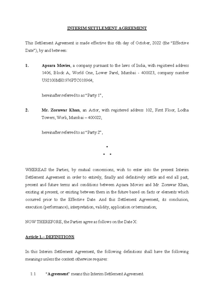 ADR Question Paper A - Question Paper A – Law of ADR – L-CC-0001 – FALL ...