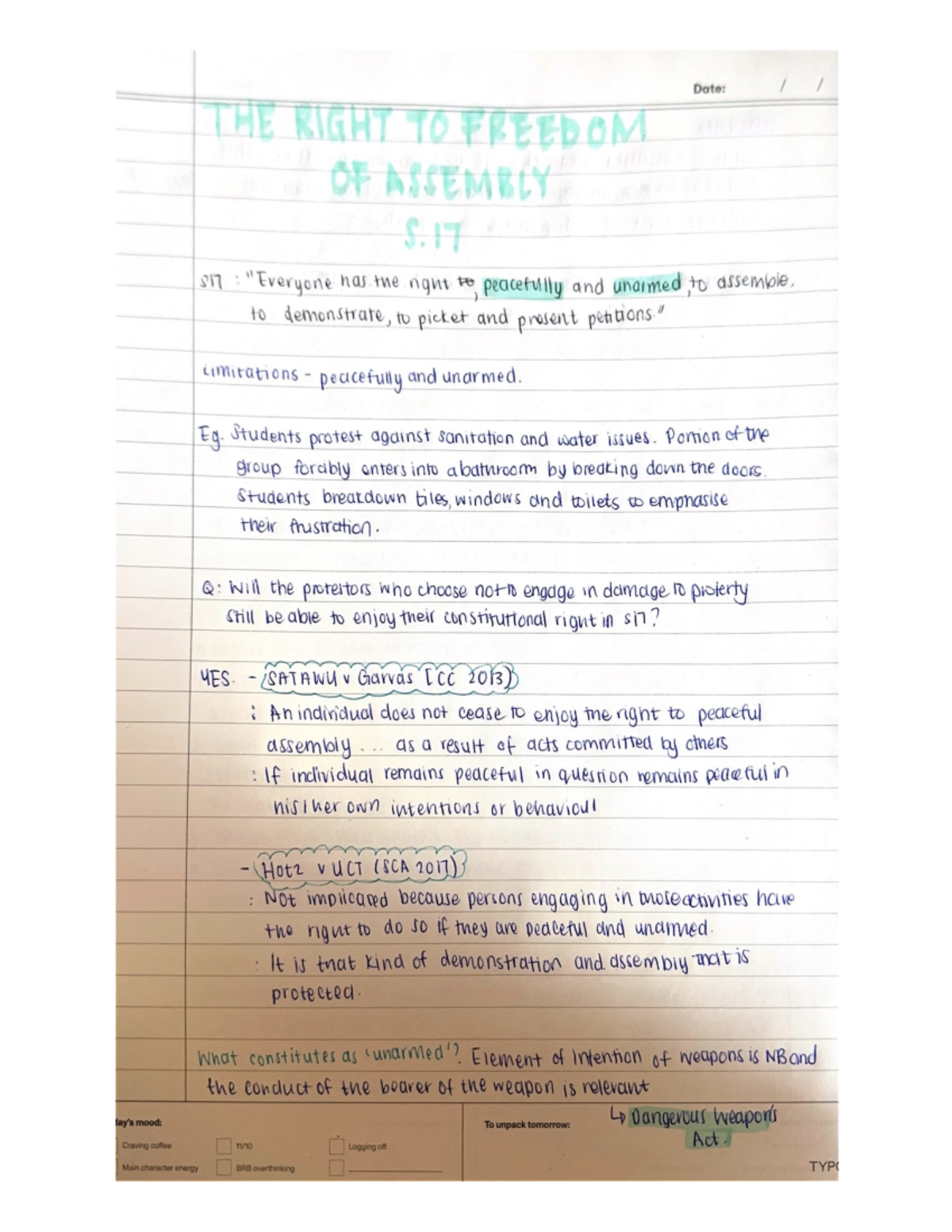 Family Law- s16 and s17 - Lecture notes on The Freedom of Expression ...