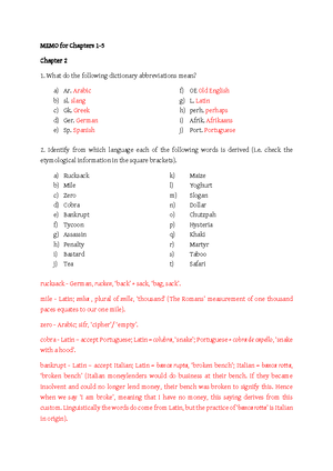 Tutorial Assignment 1 MEMO - 1 SCHOOL OF LANGUAGES AND LITERATURES Word ...