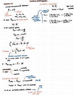 CP1 Recitation Week 8 - College Physics I – Recitation Week 8 Name ...