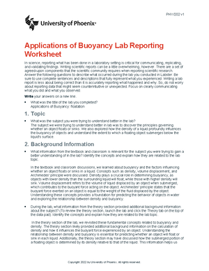 Phy201 v1 wk1 lab safety lab report observational - PHY/201 v Lab Safety Lab Reporting Worksheet ...